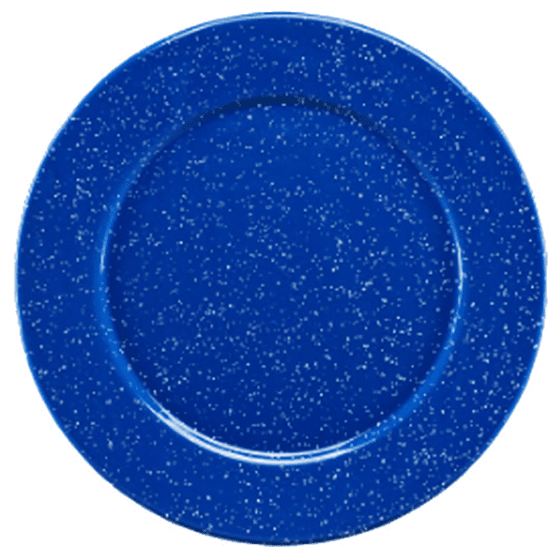 Plato Plano 26 Azul Real Nevado - PiquioMart