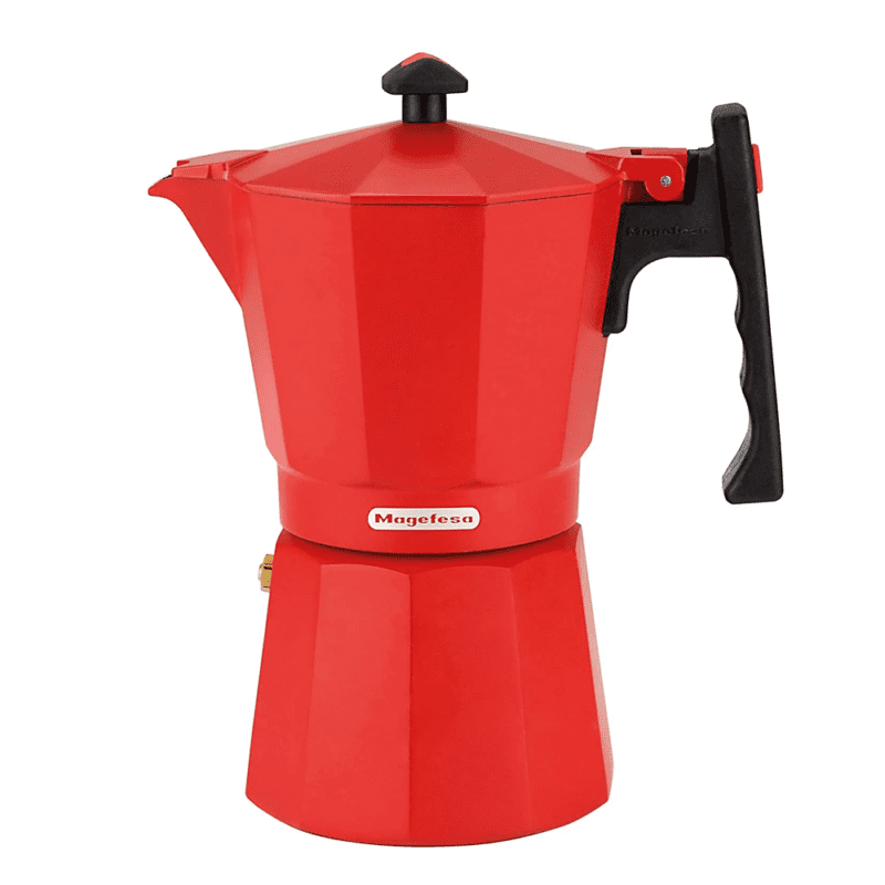 Cafetera Colombia 6 Tazas Roja - PiquioMart